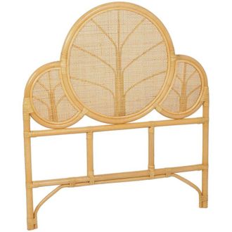 Sweeek Exotisches Kopfteil aus Rattan f&uuml;r Kinderzimmer 90 x 100 cm
