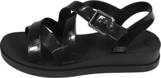 Zaxy Plena Sand AD, flache Damen-Sandalen, Schwarz, Gr&ouml;&szlig;e 35/36, Schwarz, 35/36 EU Estrecho