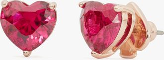 Kate Spade New York Kate Spade My Love Heart Ohrstecker f&uuml;r Frauen in Rot | Kubikzirkonie