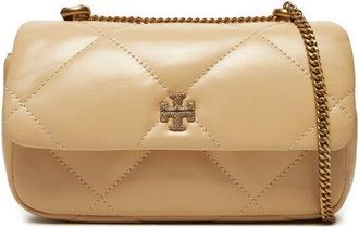 Tory Burch Tory Burch Handtasche Kira Diamond Quilt Pave Mini Flap Bag 161913 Beige