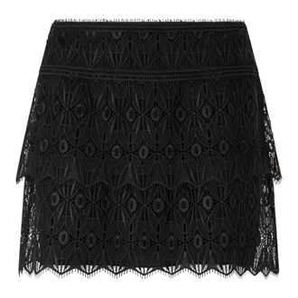 Alberta Ferretti Spitzenrock - - Skirts - Damen - Schwarzk - XS