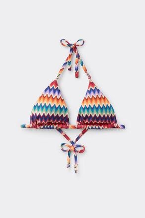Calzedonia Triangel-bikinioberteil Vibrant Chevron Multifarben