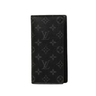 Louis Vuitton Portefeuille long Pre-owned - Toile Monogram Eclipse - unisex - Pre-owned - Noir - Taille: ONE Size