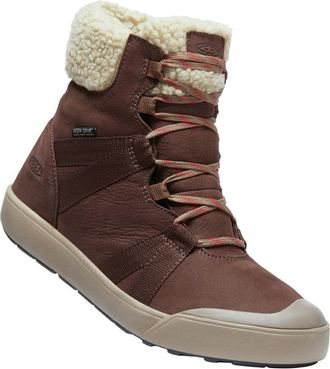 Keen Damen Elle Winter Boot Waterproof Schneestiefel, Chestnut/Red Clay, 37.5 EU