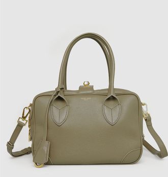 Golden Goose Sac Vita Cuir Vert