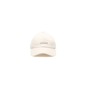 Jacquemus unisex, Accessoires, Blanc, Taille: 58 CM La Casquette Gadjo