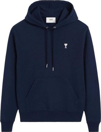 Ami Homme, Sweatshirts et sweats &agrave; capuche, Bleu, Taille: 2XL Sweat &agrave; capuche coeur en marine