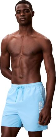 Calvin Klein Herren Medium Drawstring Lv00n61047 Badehose, Blue (Chilly Blue), XL