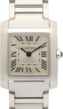 Cartier Montre vintage doccasion - Femme - Pre-owned - Blanc - Taille: ONE Size