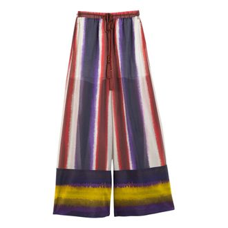Twinset Femme, Pantalons, Multicolore, Taille: 42 FR Pantalon ethnique