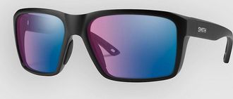 Smith Backcast Matte Black Sonnenbrille cp glass plrcmc rse blu m
