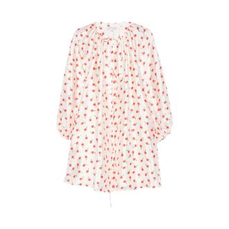 Stine Goya Petun Tie Blumen Mini Kleid - - Dresses - Damen - Mehrfarbig - XS