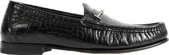 Tom Ford Printed Croc Oscar Loafers