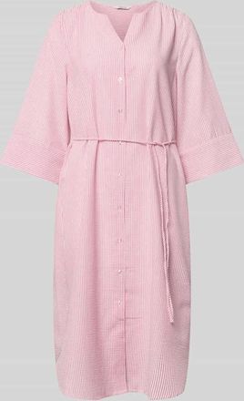 b.young Knielanges Hemdblusenkleid mit Bindeg&uuml;rtel Modell IME