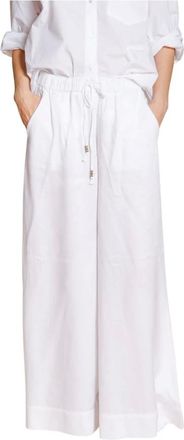 Mason's Femme, Pantalons, Blanc, Taille: 38 FR Pantalon Jogger Chino Portofino