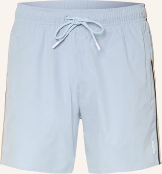 HUGO BOSS Badeshorts Iconic blau