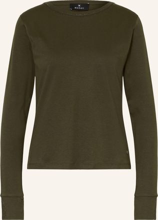 Monari Monari Longsleeve Mit Schmucksteinen gruen