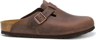 Birkenstock Slipper & Pantoletten - Boston Sliders Brown - Gr. 36 (EU) - in Braun - für Damen