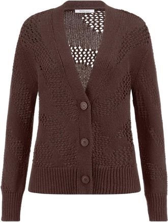 Peter Hahn Strickjacke Peter Hahn braun