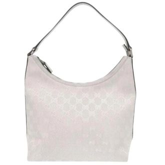 Gucci Pre-owned Canvas Shoulder Bag - - Pre-owned - Damen - Wei&szlig; - ONE SIZE