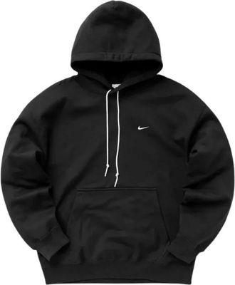 Nike Homme, Sport, Noir, Taille: M Solo Swoosh Fleece Pullover Sweat &agrave; capuche