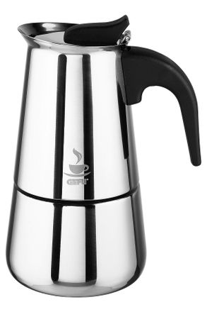 GEFU Espressokocher, Silber, Metall, 15.0 cm, Kaffee & Tee, Tee- & Kaffeezubereitung, Kaffeebereiter