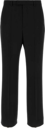 Valentino Garavani Homme, Pantalons, Noir, Taille: L Wool Pantalons