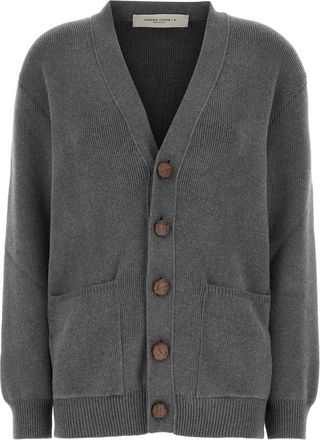Golden Goose Femme, Pulls, Gris, Taille: 36 FR Gilet en Tricot