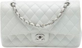 Chanel Sac port&eacute; &eacute;paule Pre-owned Double Flap - Femme - Pre-owned - Blanc - Taille: ONE Size