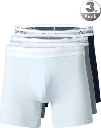 Calvin Klein Underwear Herren Trunks blau Viskose/Modal unifarben