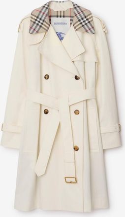 Burberry Trench mi-long Castleford à col Check, Size: 06
