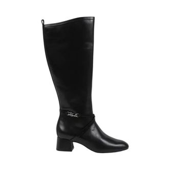 Karl Lagerfeld Bonnie High Bottes - Femme - Chaussures - Noir - Taille: 37 EU