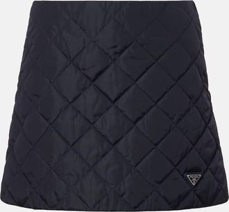 Prada Minirock aus Re-Nylon