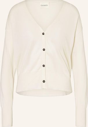 Closed Closed Strickjacke Mit Seide weiss