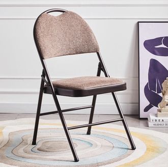 Generic Klappstuhl Camping Leicht Tragbar mit Lehne Platzsparend Klappst&uuml;hle Gepolstert Indoor mit Metallrahmen Keine Montage Erforderlich f&uuml;r Balkon Garten(B