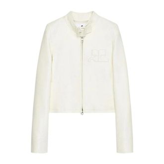 Courr&egrave;ges City Jacket - Femme - Vestes - Blanc - Taille: 40 FR