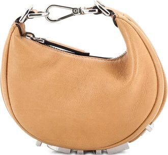 Fendi Fendigraphy Bag Leather Nano hobo bag - Nude