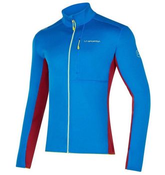 La Sportiva Fleecejacke Chill Jkt (Thermojacke, leicht, bequem) blau/rot Herren