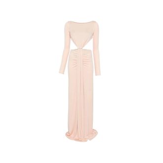 Elisabetta Franchi Abr3467E2 Kleid - - Dresses - Damen - Beige - S