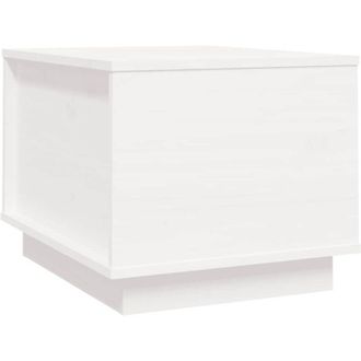 vidaXL Couchtisch Wei&szlig; 40x50x35 cm Massivholz Kiefer Vidaxl