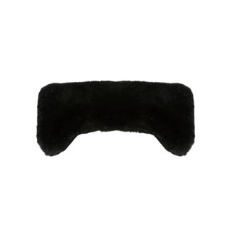 Yves Salomon Strickm&uuml;tze mit Rexkaninchenfellbesatz - - Accessories - Damen - Schwarzk - ONE SIZE