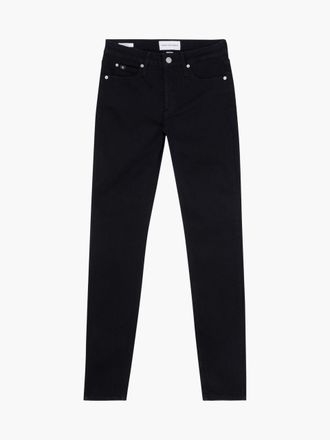 Calvin Klein Jeans Calvin Klein Damen Jeans Hose Mid Rise Skinny Fit, Schwarz (Denim Black), 25W/32L
