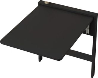 Generic An Der Wand Montierter, Klappbarer Computertisch, Ultraschmaler Massivholz-Esstisch, Schwebende, Herunterklappbare Werkbank, 50 Kg Tragf&auml;higkeit for S