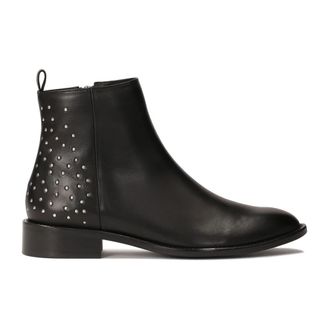 Kazar Klassische Stiefel mit Rei&szlig;verschluss auf flacher Sohle - - Shoes - Damen - Schwarzk - 37 EU