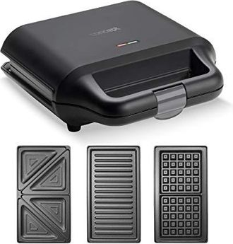 Concept SV3054 Sandwich maker with exchange plates 3in1 700 W