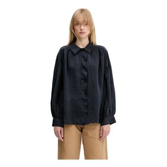 Sams&oslash;e & Sams&oslash;e Shirts - - Blouses & Shirts - Damen - Blau - S