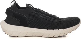 HUGO BOSS Homme, Chaussures, Noir, Taille: 42 EU Boss-motion-slon Baskets &agrave; lacets
