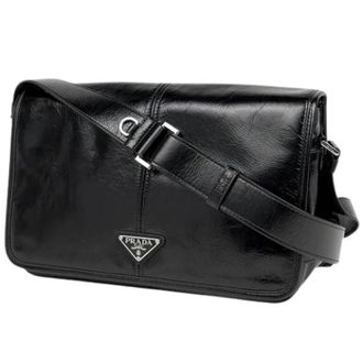 Prada Sac bandouli&egrave;re vintage doccasion - Femme - Pre-owned - Noir - Taille: ONE Size
