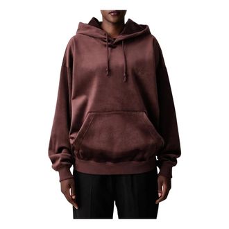 Yohji Yamamoto VC Sweat &agrave; capuche - Femme - Sweatshirts et sweats &agrave; capuche - Brun - Taille: 36 FR