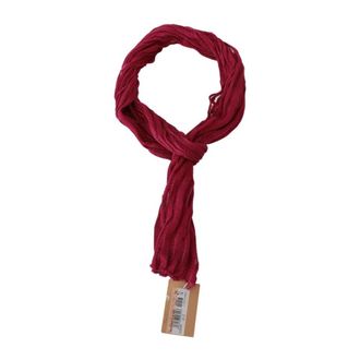 John Galliano Bordeaux Neck Wrap Shawl Foulard Schal - - Accessories - Damen - Rot - ONE SIZE